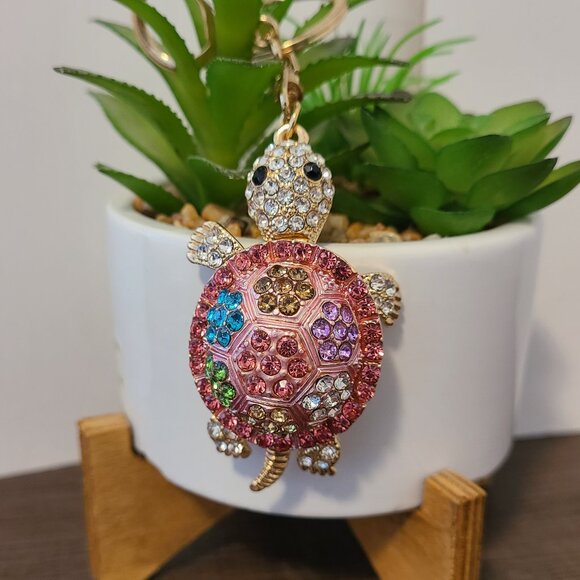 Unbranded | Accessories | Unbranded Turtle With Bling Keychain ...